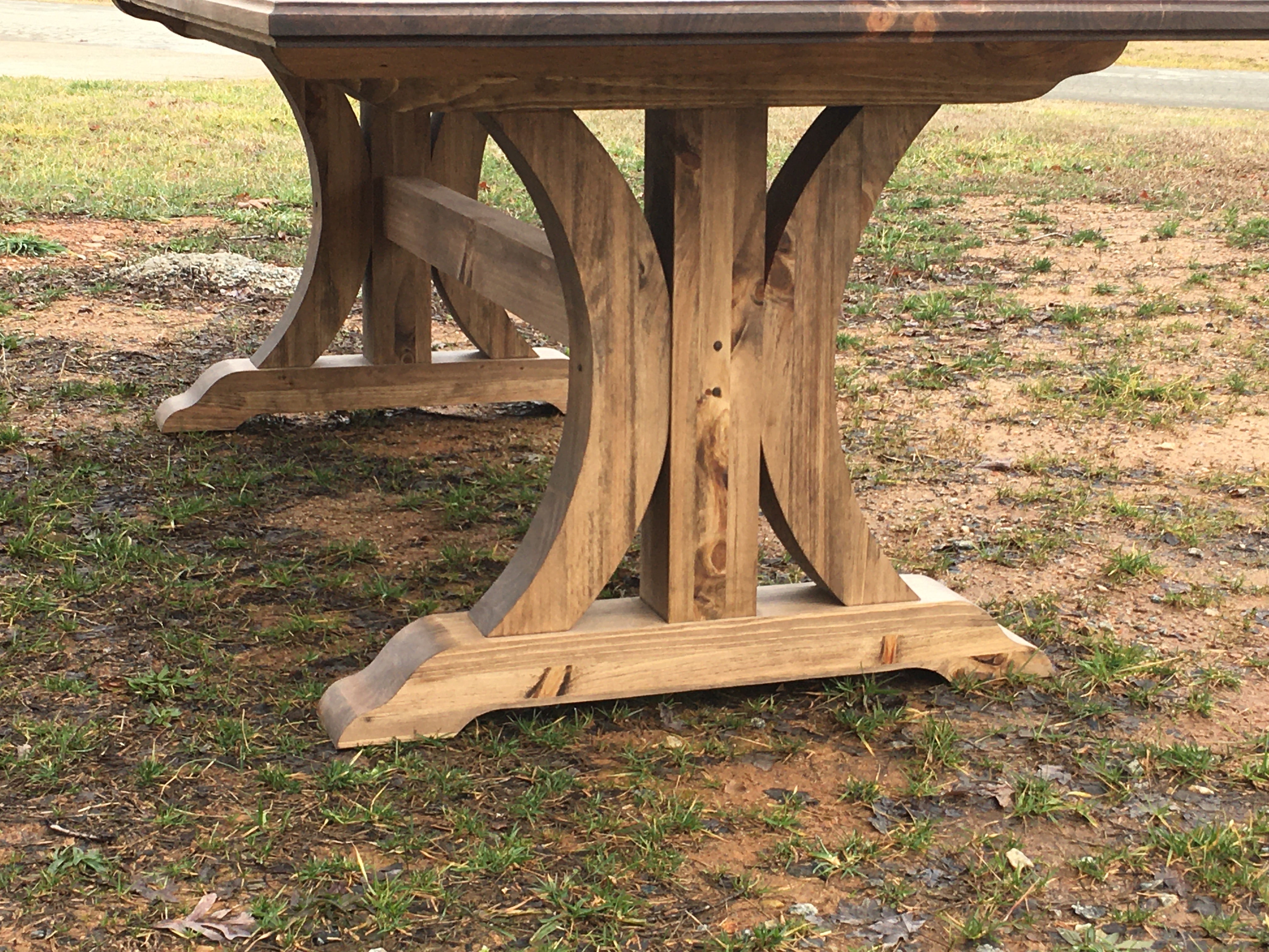 Complete Crescent Trestle Frame – Homes And Tables