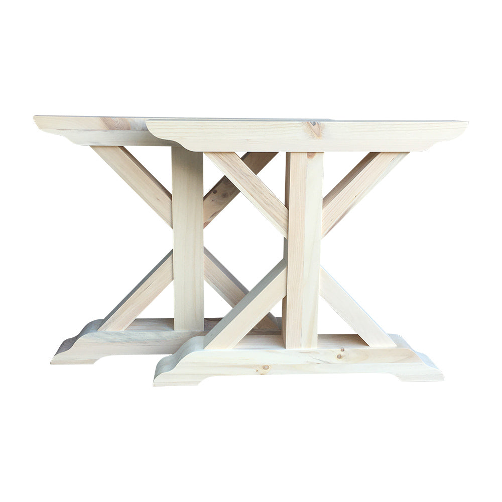 Complete Seamless Trestle Frame – Homes And Tables